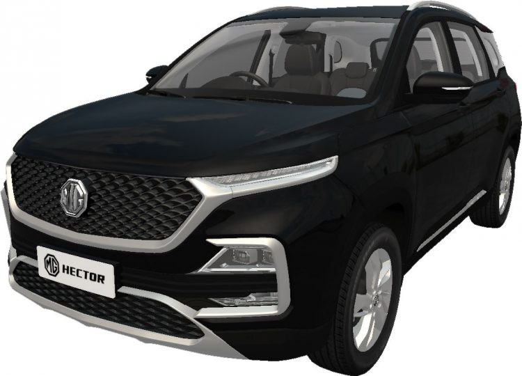 2020 MG Hector Colors: Red, Silver, White, Black - GaadiKey