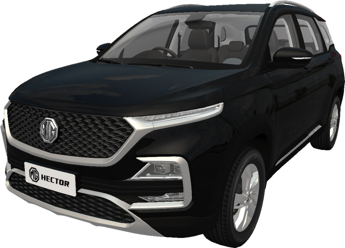 2020 MG Hector Colors: Red, Silver, White, Black - GaadiKey