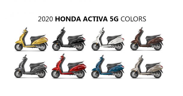 2020 Honda Activa 5G Colors - Colours and Photos - GaadiKey