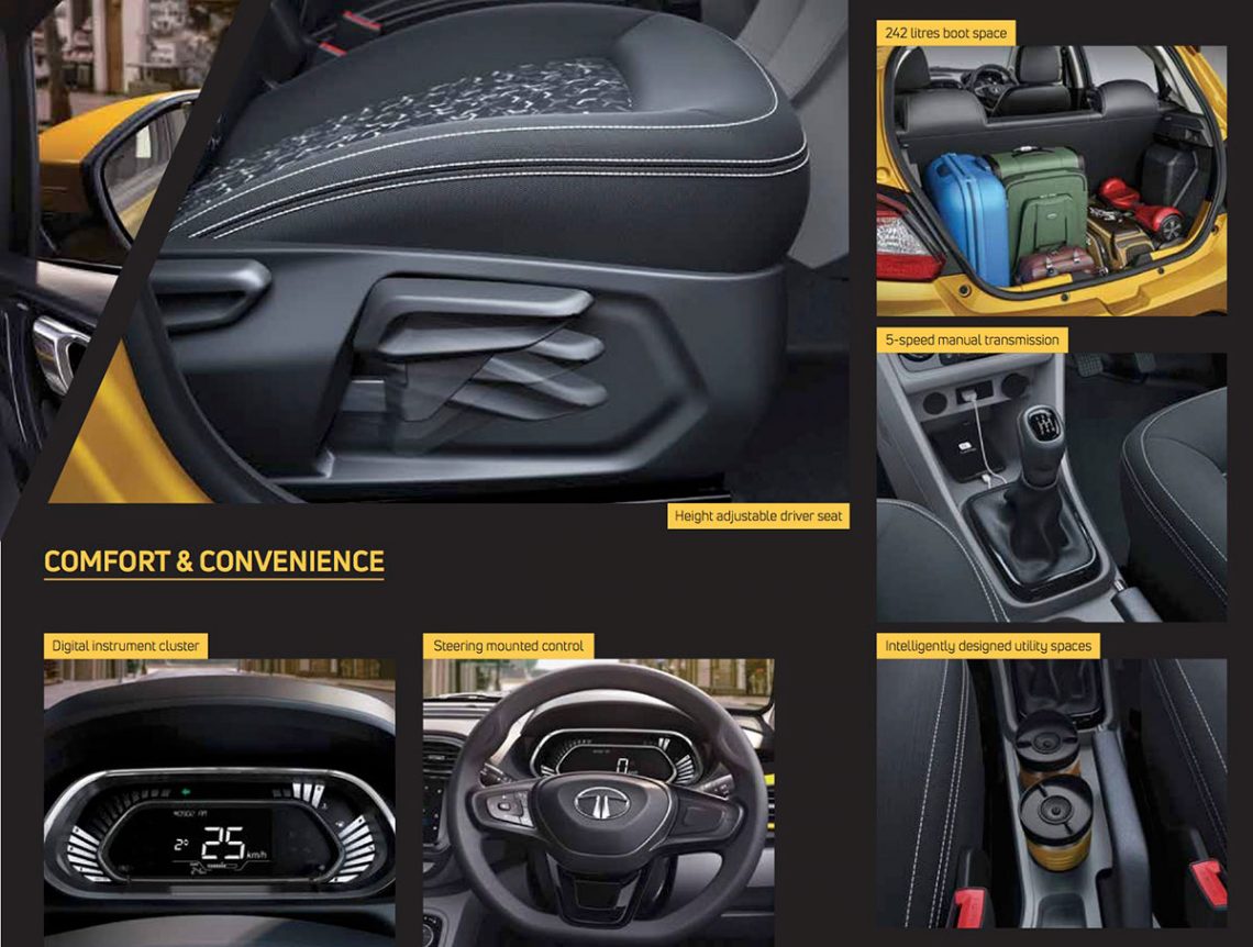 2020 Tata Tiago New Features, Colors, Specifications, Brochure, Photos ...
