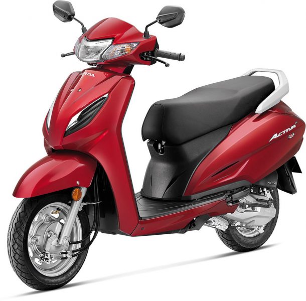 Honda Activa 6G Colors: Blue, Red, Yellow, Black, White, Grey - GaadiKey