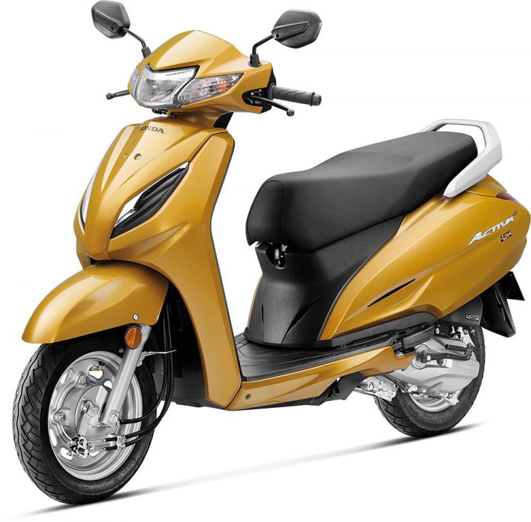 Honda Activa 6G Colors: Blue, Red, Yellow, Black, White, Grey - GaadiKey