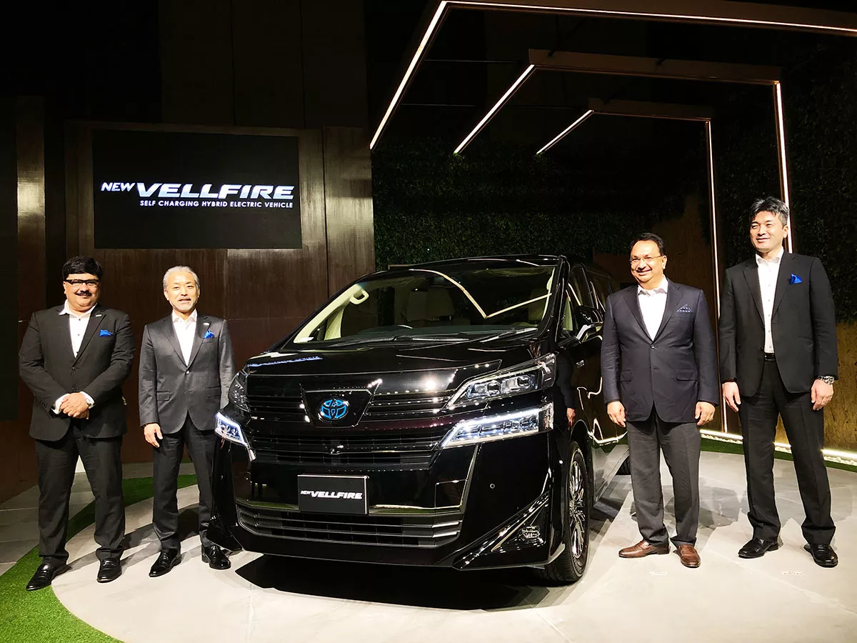 Toyota Vellfire Self-charging Hybrid Electric Vehicle launched at Rs 79 ...