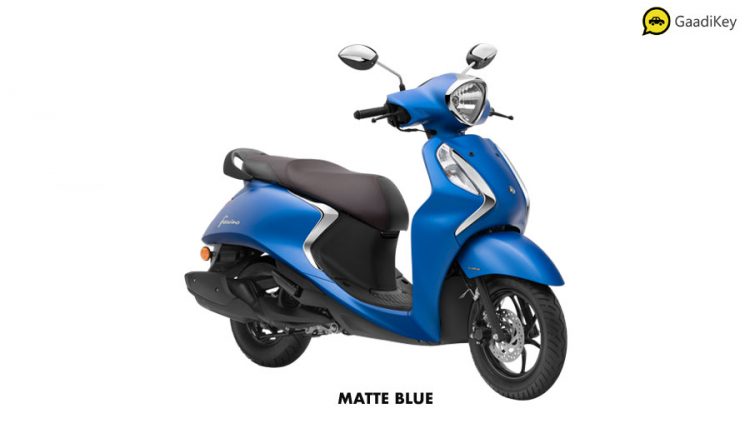 2020 Yamaha Fascino Colors (125cc FI) : Red, Yellow, Blue, Black ...