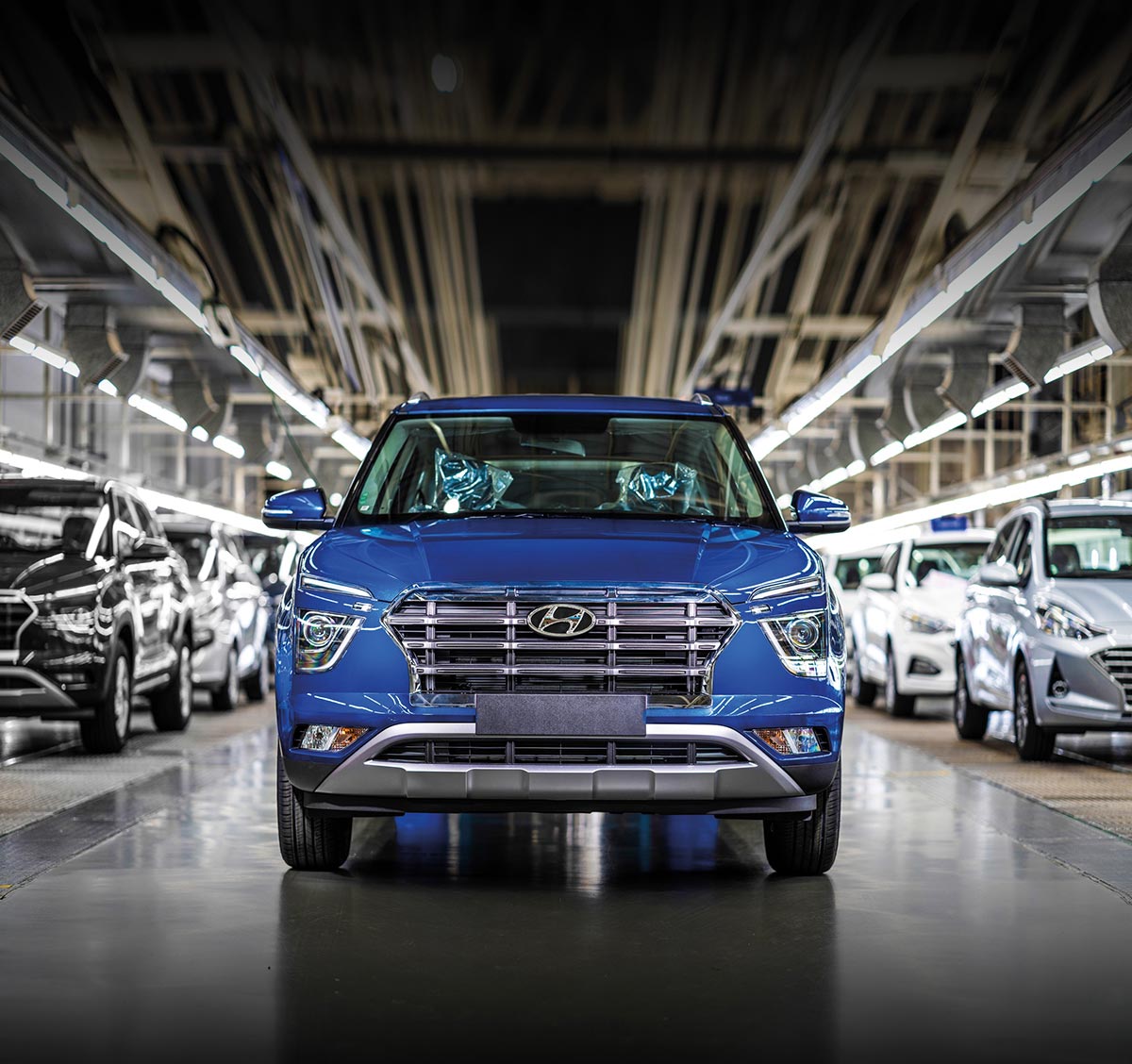 Hyundai rolls out 200 Cars on the First Day of Production Restart ...