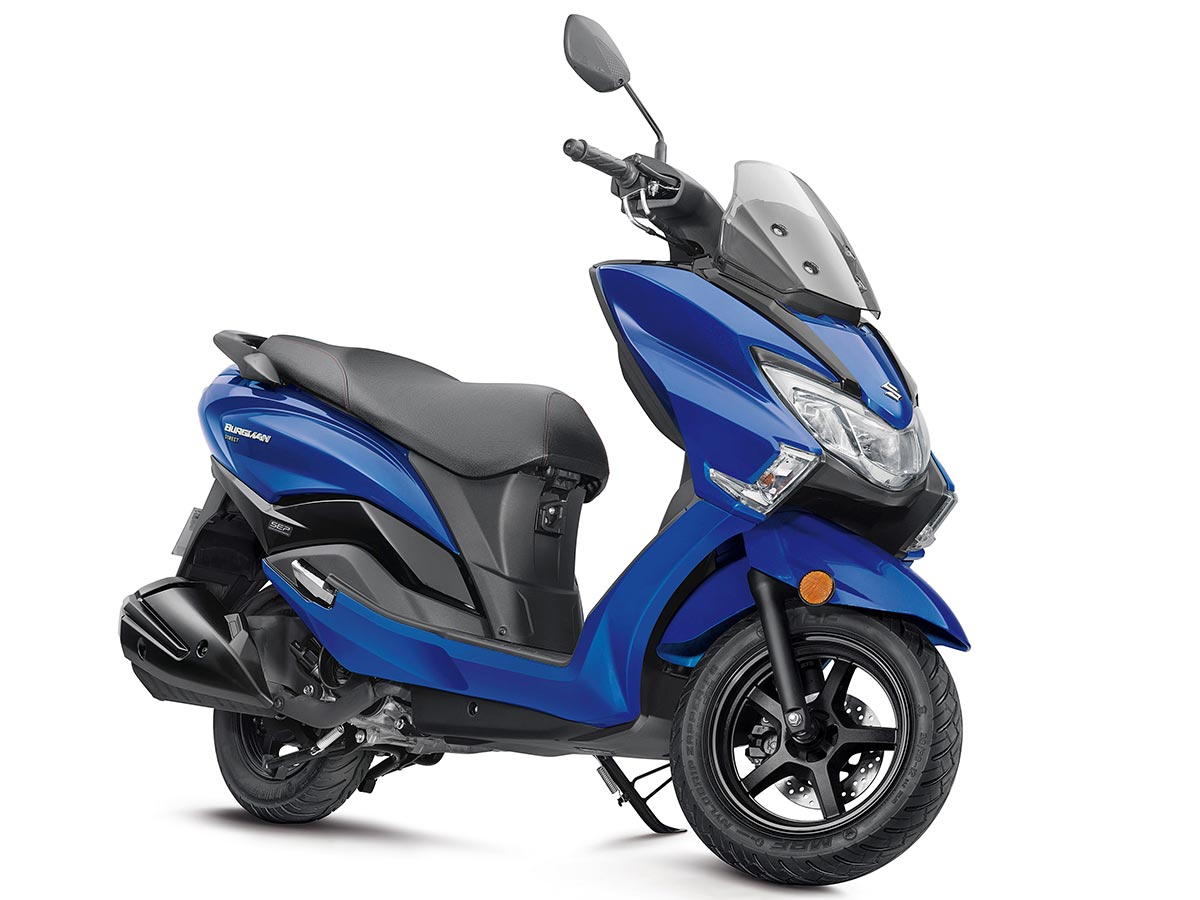 Suzuki Burgman Street Blue Color Variant Launched - GaadiKey