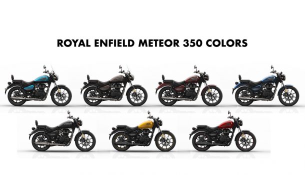 Royal Enfield Meteor 350 Colors : Fireball, Stellar, Supernova - GaadiKey