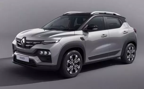 Renault Kiger Colors: Blue, Brown, Grey, White, Red, Silver - GaadiKey