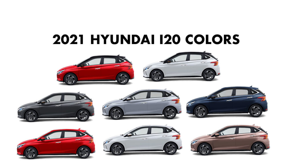 Hyundai I20 Colours Hyundai I20 Colours