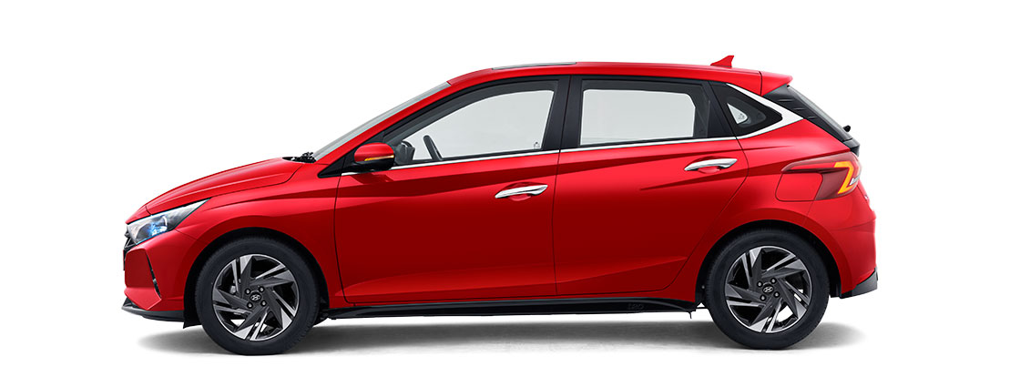 2021 Hyundai i20 Colors: Red, White, Silver, Grey, Starry Night - GaadiKey