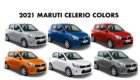 2021 Maruti Celerio Colors: White, Red, Orange, Blue, Silver, Grey ...