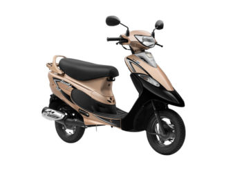 2021 TVS Scooty Pep+ Colors: Red, Black, Gold, Blue, Pink - GaadiKey