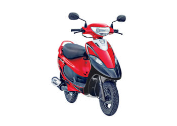 2021 TVS Scooty Pep+ Colors: Red, Black, Gold, Blue, Pink - GaadiKey