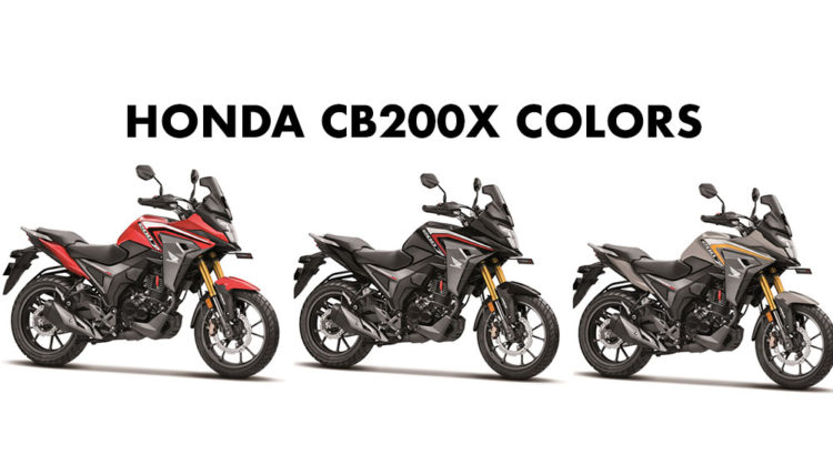 Honda CB200X Colors: Black, Silver, Red - GaadiKey