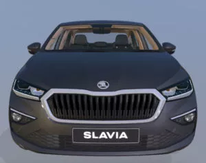 Skoda Slavia Colors: Blue, Red, Silver, White, Grey - GaadiKey