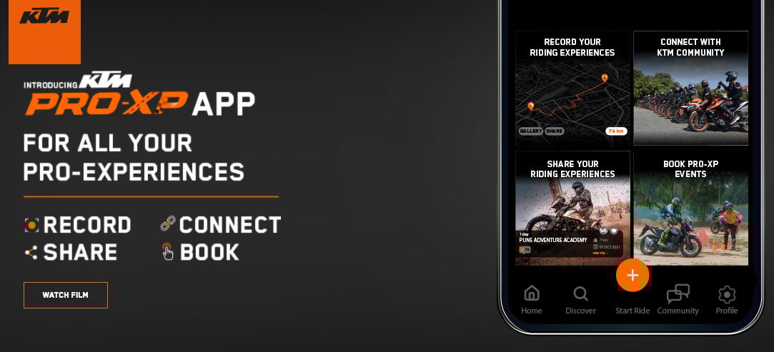 KTM India launches the Pro-XP App to digitize biking experiences for ...