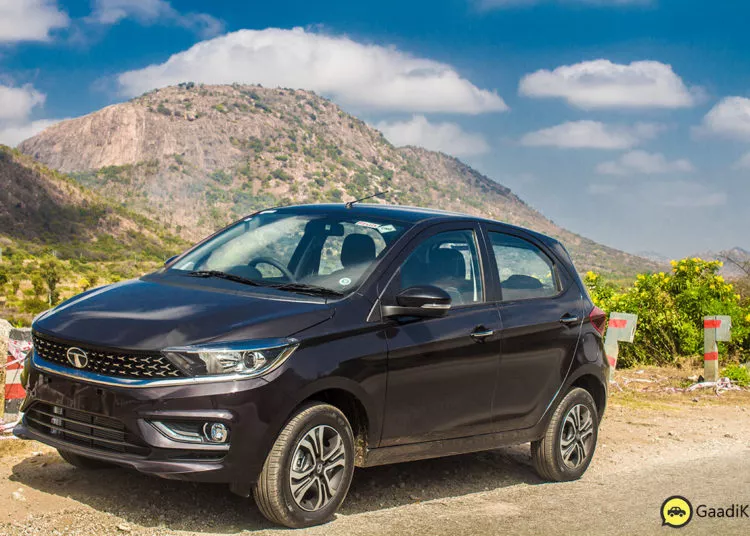 Tata Tiago Colors: Red, Orange, Brown, Silver, Blue, White - GaadiKey