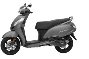 2022 TVS Jupiter 125 Colors: Orange, Grey, Blue - GaadiKey