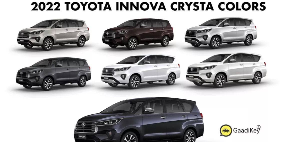 2022 Toyota Innova Colors: Black, Red, Bronze, Grey, Silver, White ...