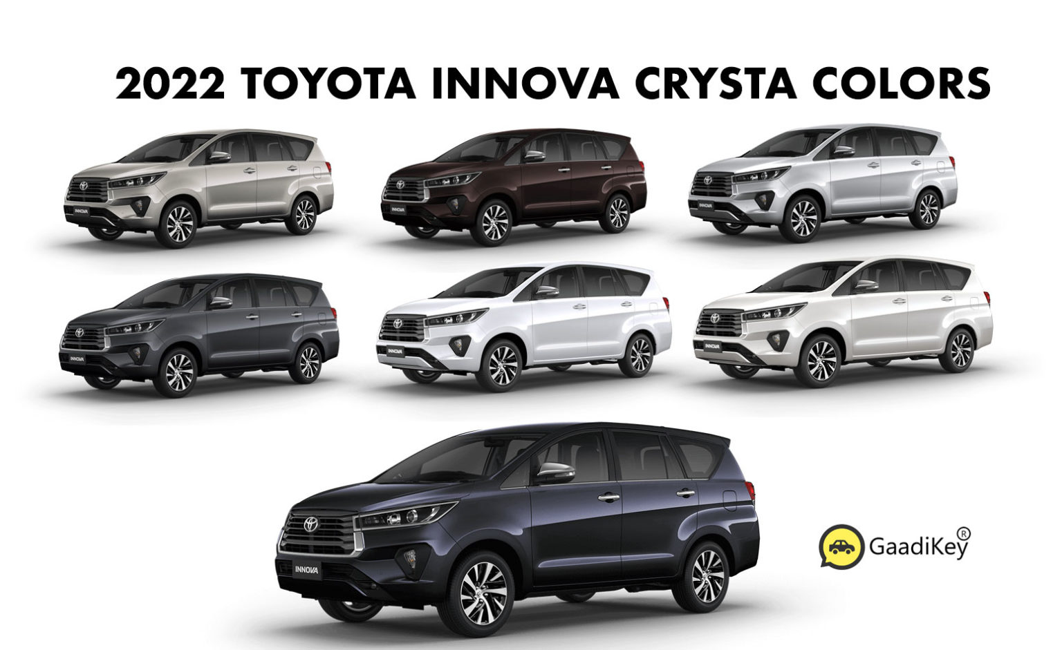 2022 Toyota Innova Colors: Black, Red, Bronze, Grey, Silver, White ...
