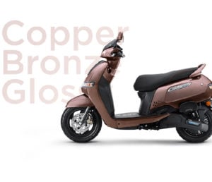 TVS iQube Colors: Blue, Grey, Yellow, Copper, Red, White - GaadiKey