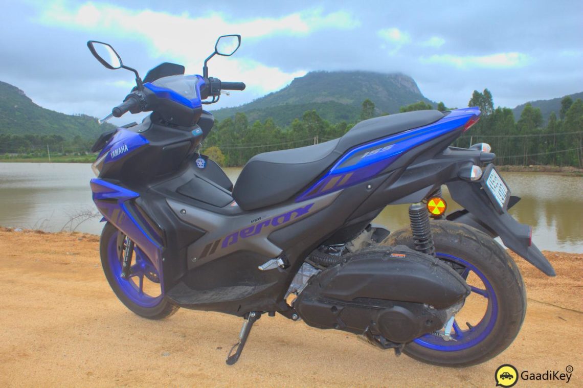 Yamaha Aerox 155 Review: Adrenaline rush on a gearless scooter - GaadiKey