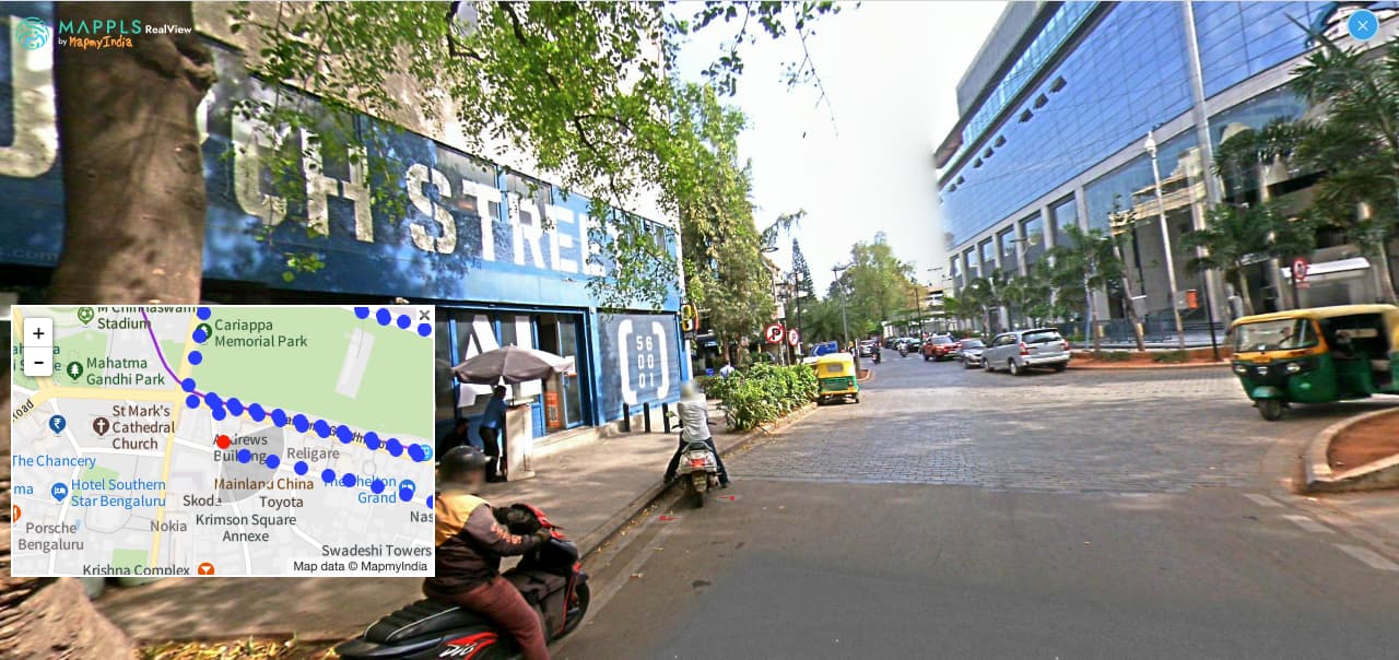 MapmyIndia announces 360-degree Panoramic Street View on Mappls app ...