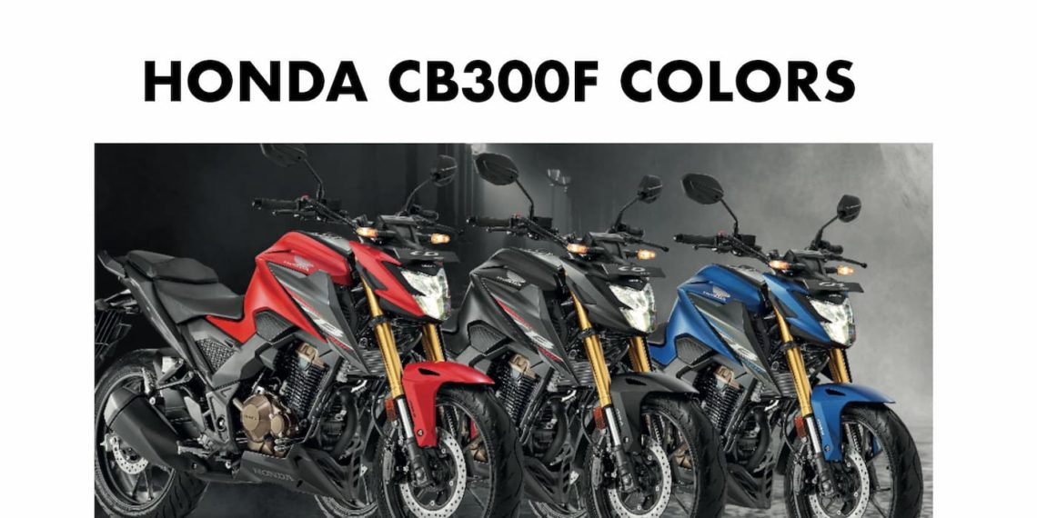 Honda CB300F Colors: Grey, Blue, Red - GaadiKey
