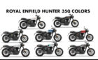 Royal Enfield Hunter 350 Colors: Blue, Red, Black (8+ Colors) - GaadiKey