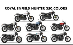 Royal Enfield Hunter 350 Colors: Blue, Red, Black (8+ Colors) - GaadiKey