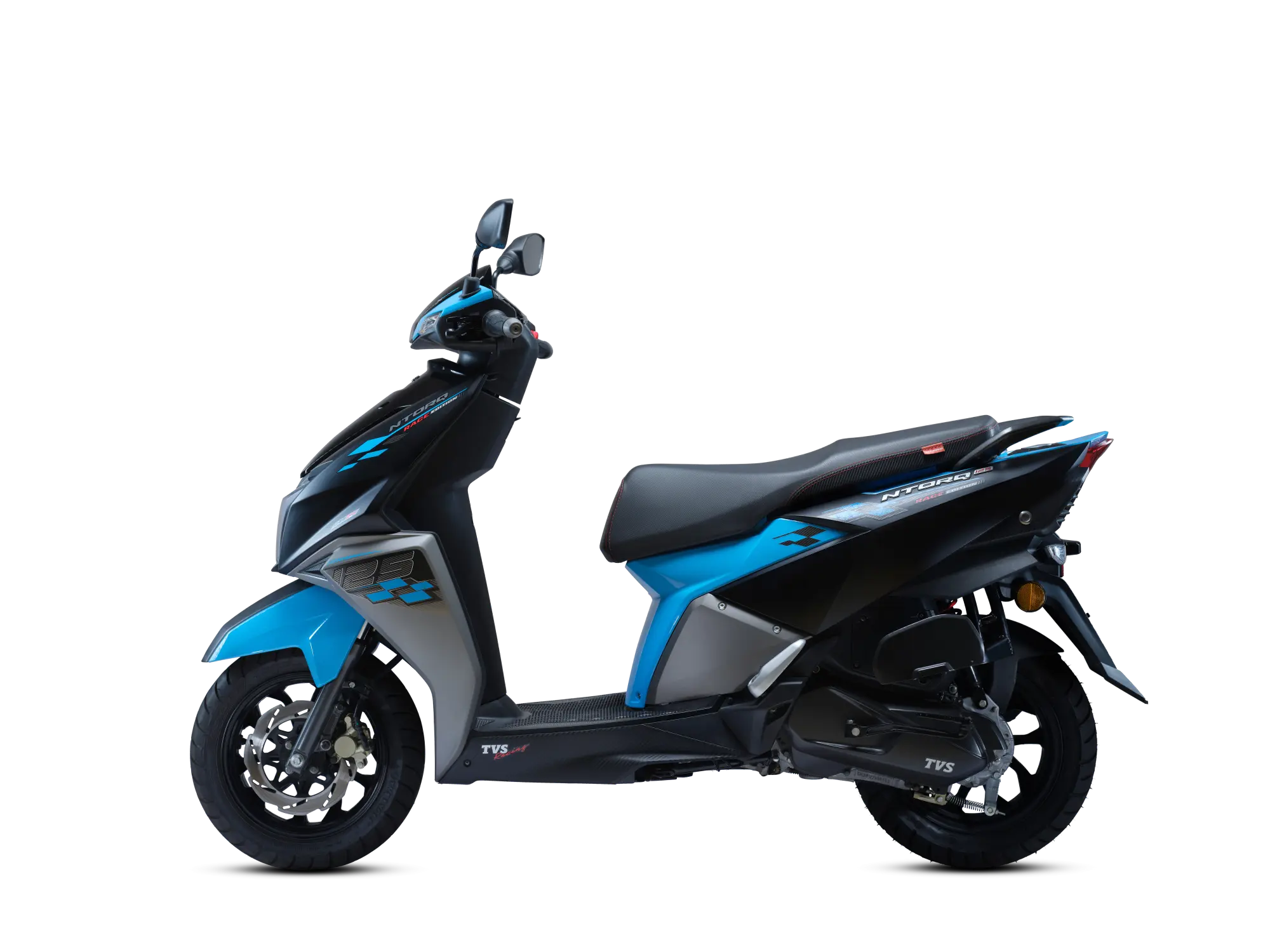 TVS NTORQ 125 Race Edition gets Marine Blue Color option - GaadiKey