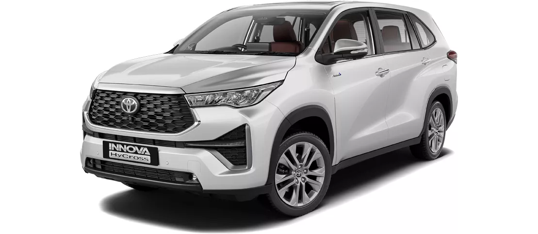 Toyota Innova HyCross Colors: White, Pearl, Silver, Ageha, Black - GaadiKey