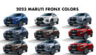 Maruti Fronx Colors: Blue, Brown, Red, White, Silver, Grey - GaadiKey