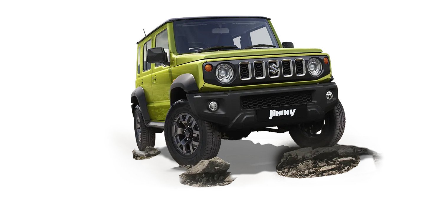 2023 Maruti Jimny Colors: Light Green, Blue, Red, Grey, Black - GaadiKey