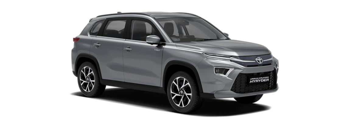 2024 Toyota Hyryder Colors: Blue, Red, Black, Grey, Silver, White ...