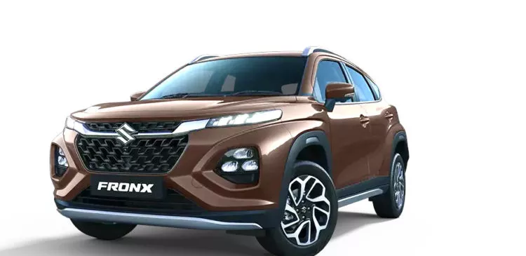 Maruti Fronx Colors: Blue, Brown, Red, White, Silver, Grey - GaadiKey