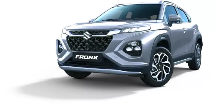 Maruti Fronx Colors: Blue, Brown, Red, White, Silver, Grey - GaadiKey