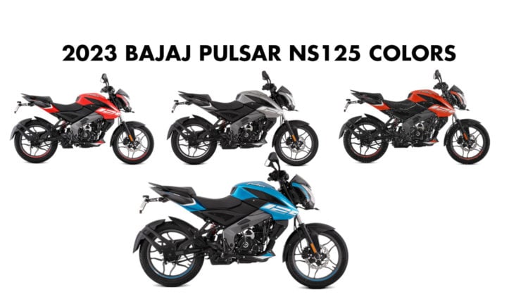 2023 Bajaj Pulsar NS125 Colors: Red, Blue, Orange - GaadiKey