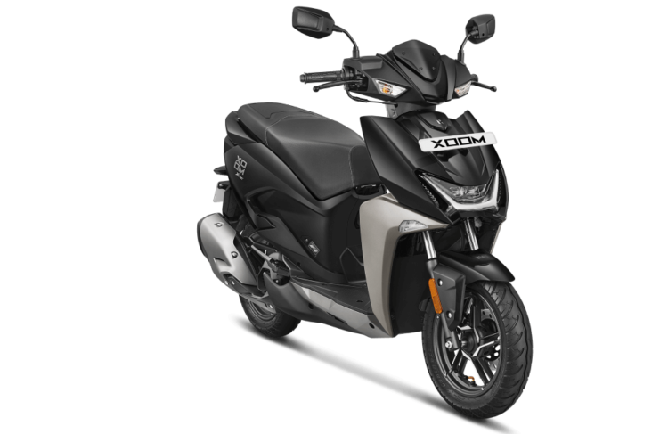 2023 Hero Xoom 110 Colors: Red, Orange, Blue, Black, White - GaadiKey