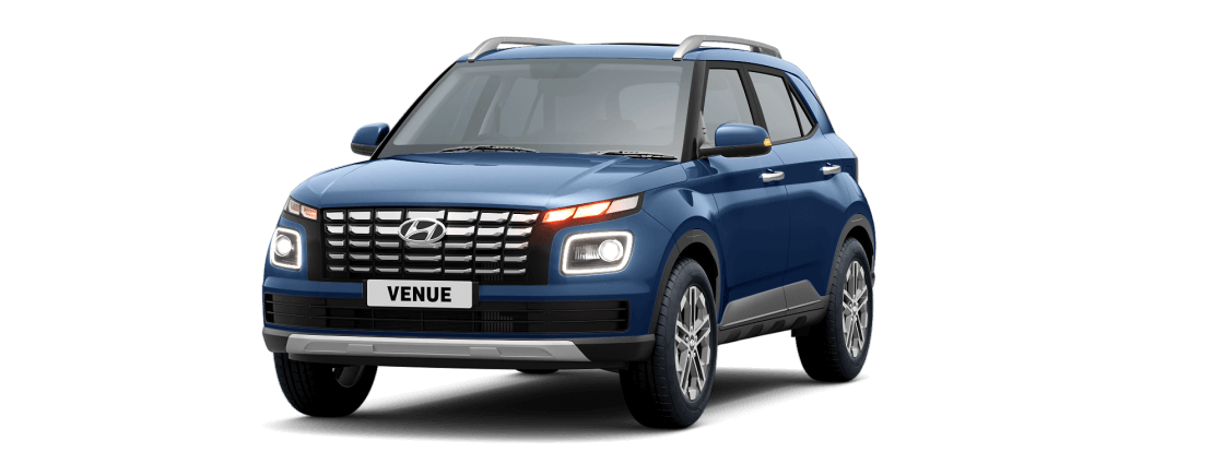 2023 Hyundai Venue Colors: Black, Red, Blue, White, Silver, Grey - GaadiKey