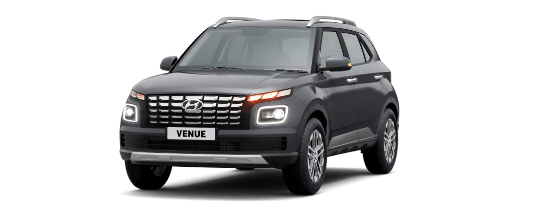 2023 Hyundai Venue Colors: Black, Red, Blue, White, Silver, Grey - GaadiKey