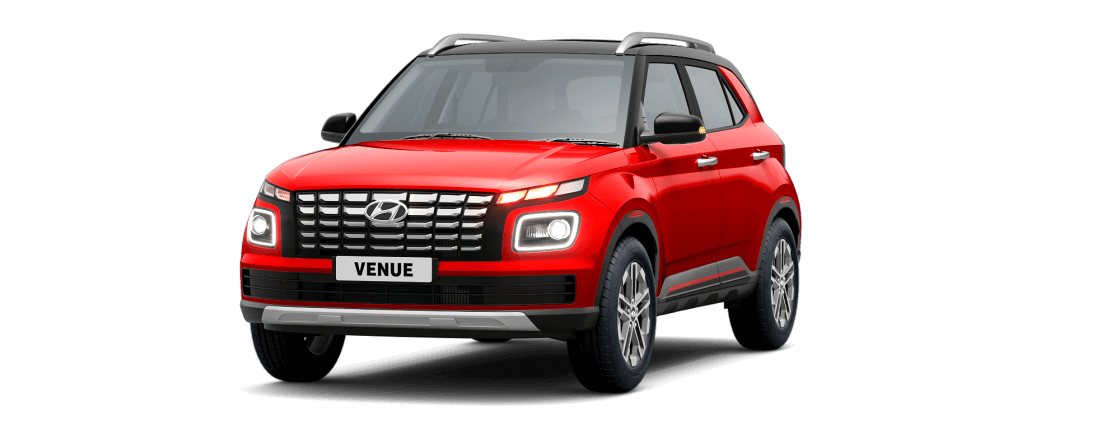 2024 Hyundai Venue Colors: Black, Red, Blue, White, Silver, Grey - GaadiKey