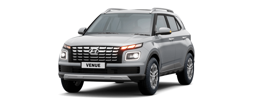 2023 Hyundai Venue Colors: Black, Red, Blue, White, Silver, Grey - GaadiKey