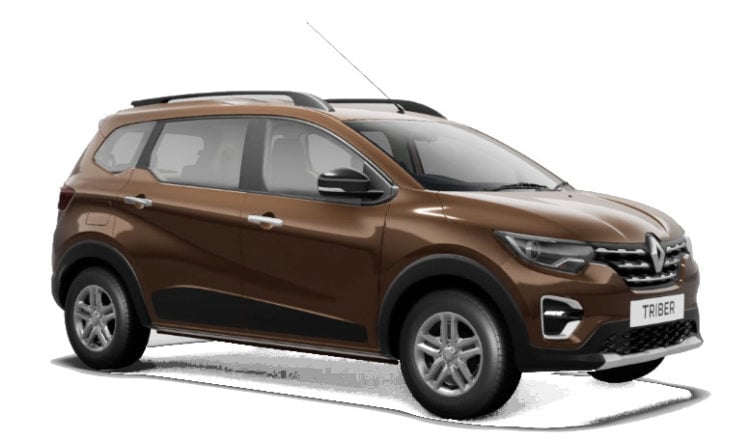 2023 Renault Triber Colors: White, Blue, Mustard, Brown - GaadiKey