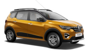 2023 Renault Triber Colors: White, Blue, Mustard, Brown - GaadiKey