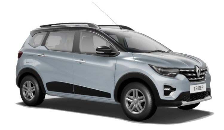 2023 Renault Triber Colors: White, Blue, Mustard, Brown - GaadiKey