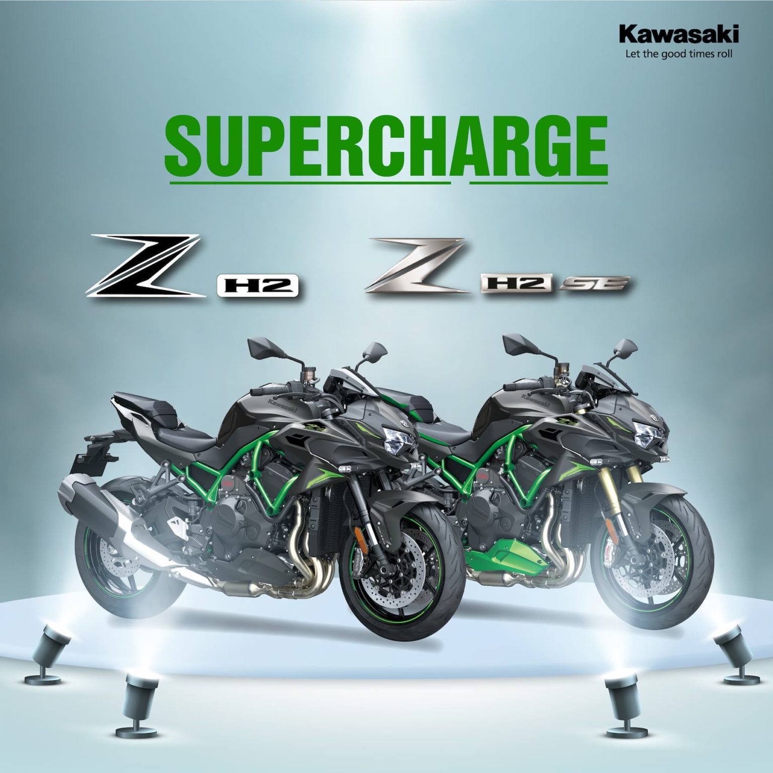 Kawasaki Launches Supercharged Z Flagship 2023 ZH2 and ZH2 SE - GaadiKey