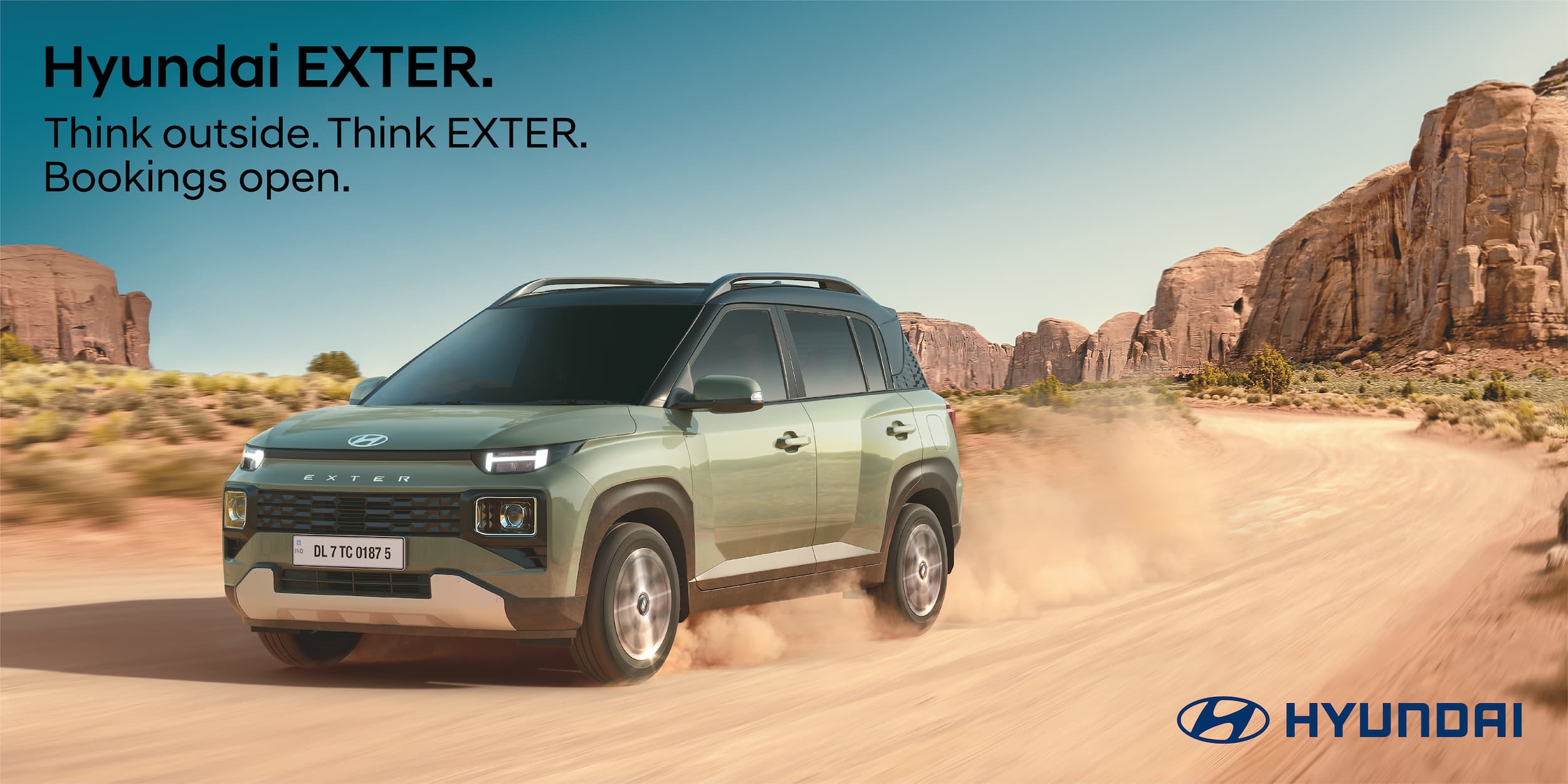 Hyundai Exter Bookings Open - Available in 3 variants, 9 Colors - GaadiKey