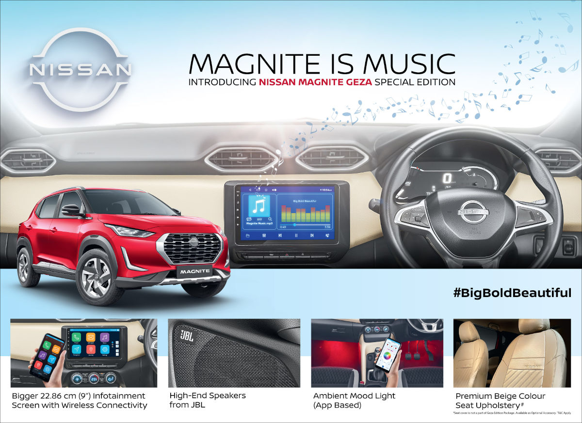 Nissan Magnite GEZA Special Edition launched at Rs 7.39 Lakhs - GaadiKey