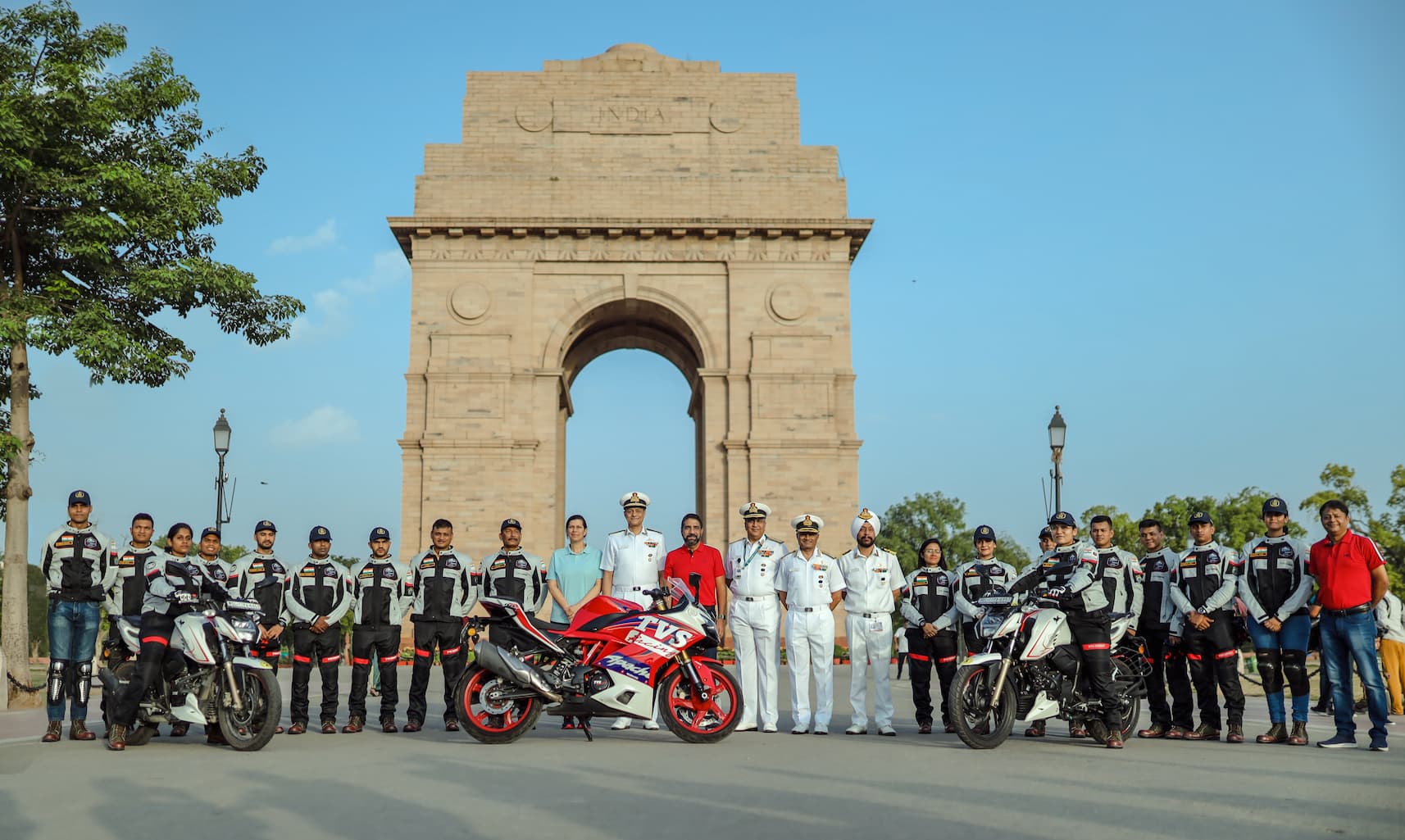 Indian Navy partners with TVS Motor Company - Rides across Ladakh ...